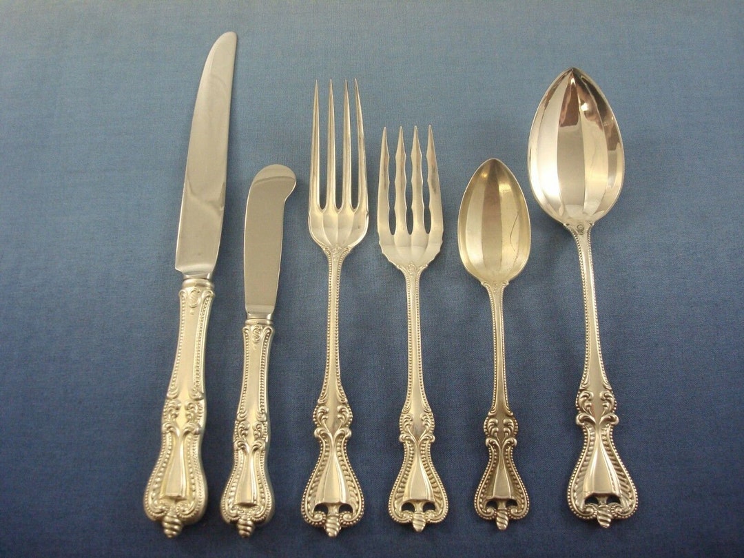 Old Colonial by Towle Sterling Silver Flatware Set for 12 Service 80 ...