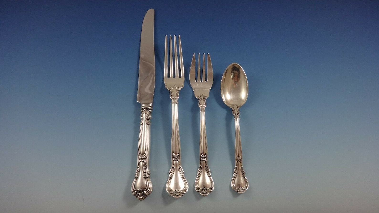 Chantilly by Gorham Sterling Silver Dinner Flatware Set for 8 Service ...