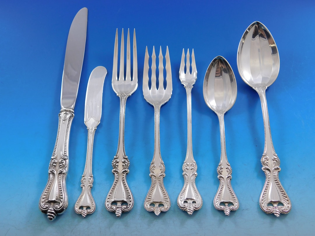 Old Colonial by Towle Sterling Silver Flatware Set for 12 Service 90 ...