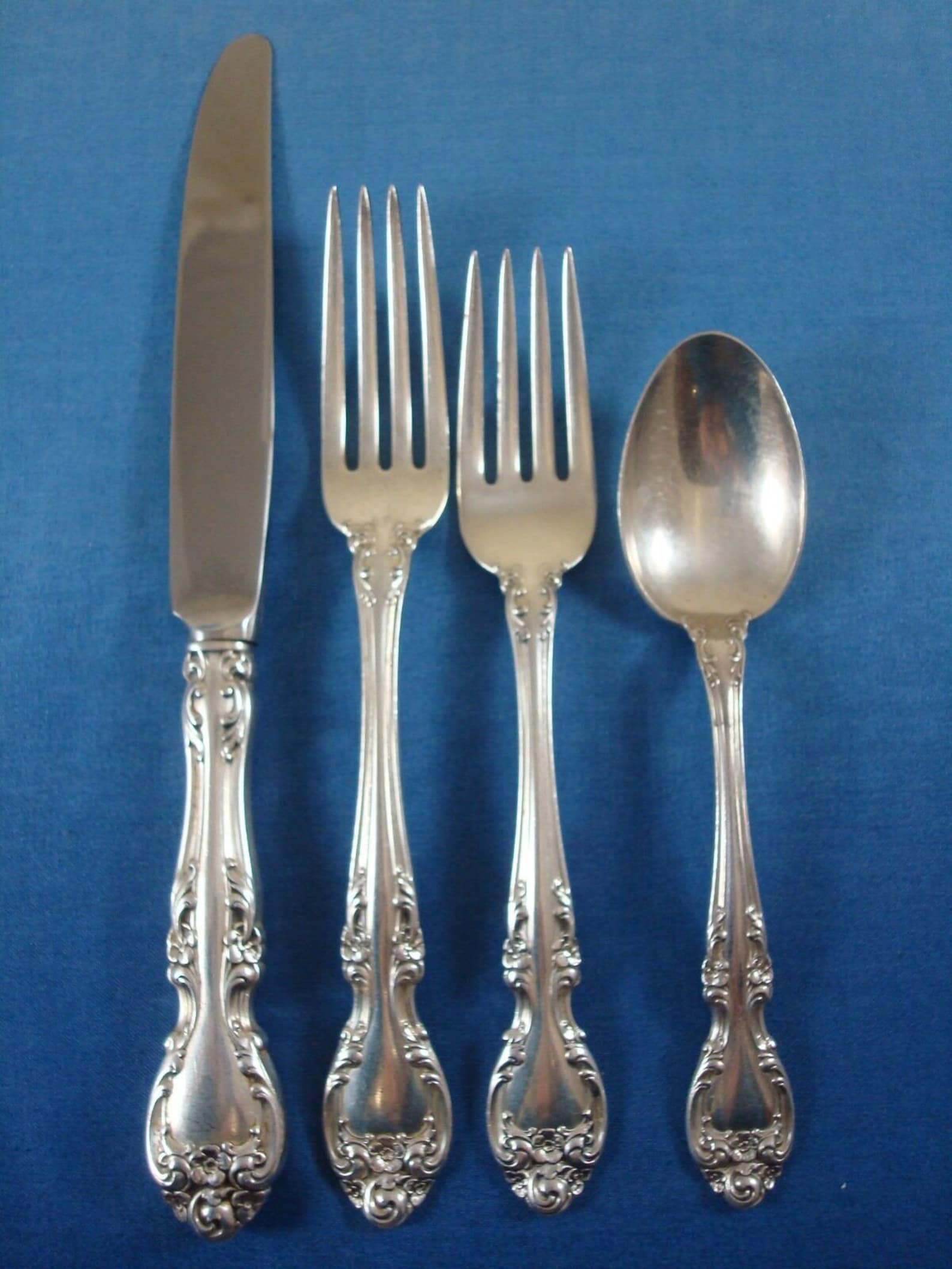 Melrose by Gorham Sterling Silver Flatware Set Service 66 - Etsy