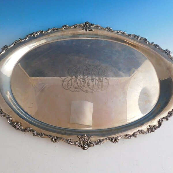 Heavy Silver Tray - Etsy