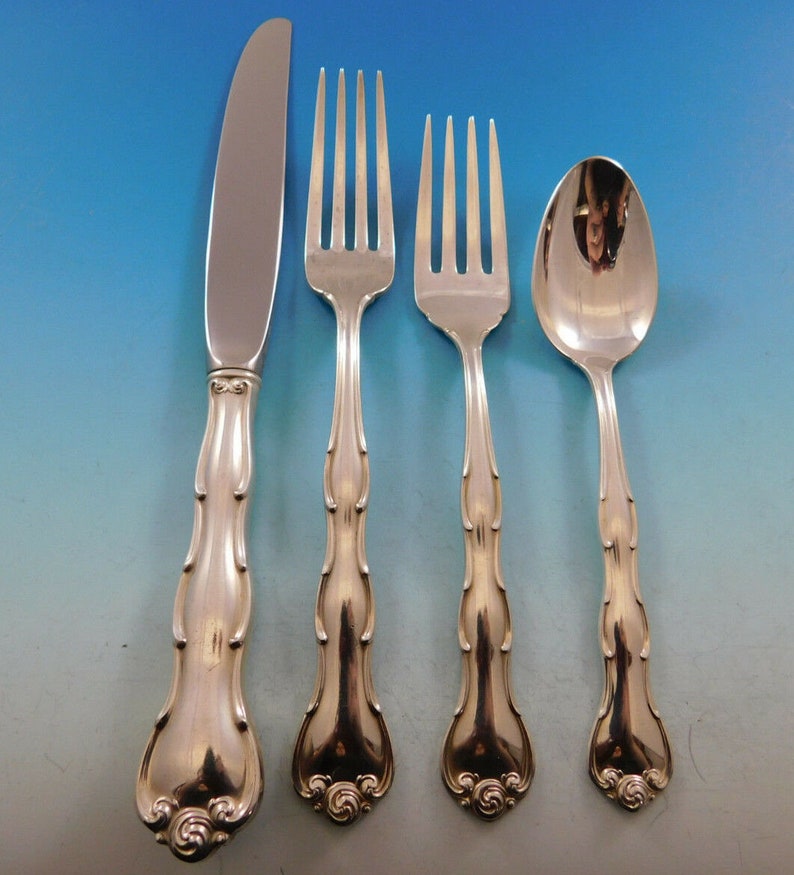 Rondo by Gorham Sterling Silver Flatware Set 12 Service 62 Pieces - Etsy