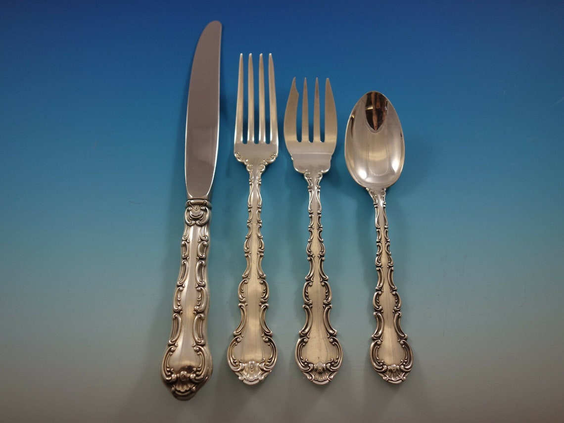 Strasbourg by Gorham Sterling Silver Flatware Set for 48 Service 304 ...