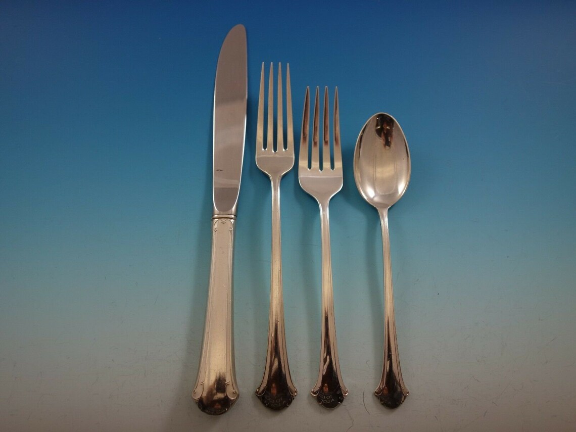 Chippendale by Towle Sterling Silver Flatware Set for 8 Service 59 ...