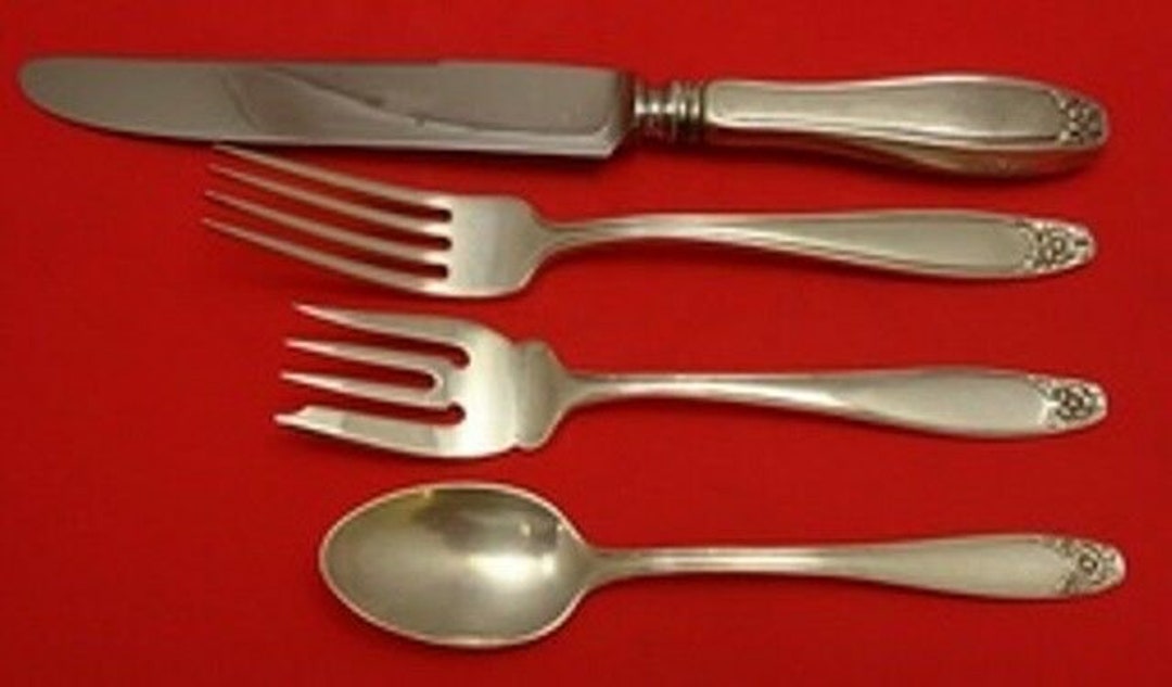 Puritan by Stieff Sterling Silver Regular Size Place Setting(s) 4pc - Etsy