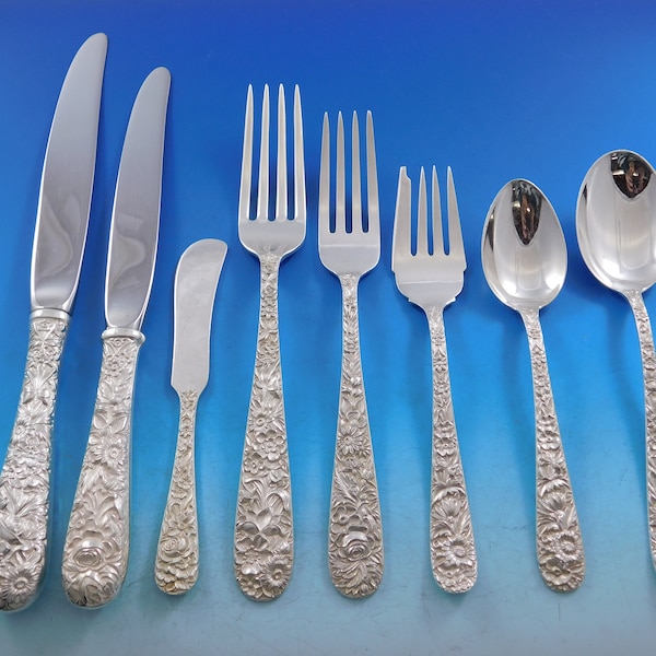 Repousse Sterling - Etsy