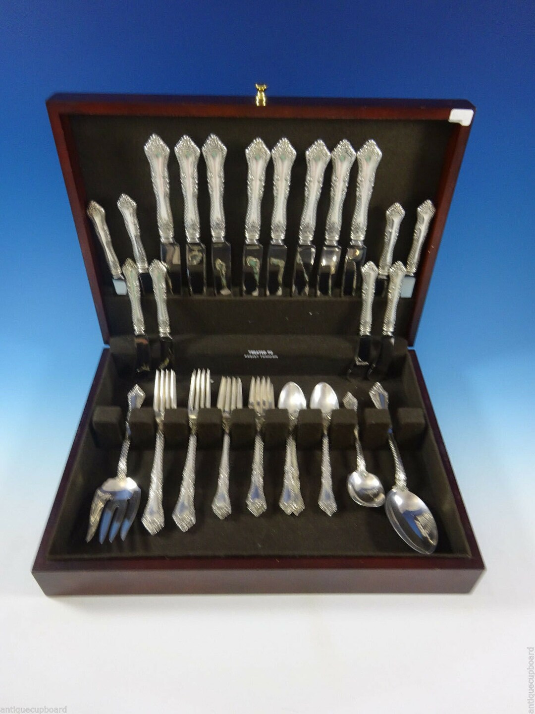 Foxhall by Watson Sterling Silver Flatware Set Service for 8 - 43 ...