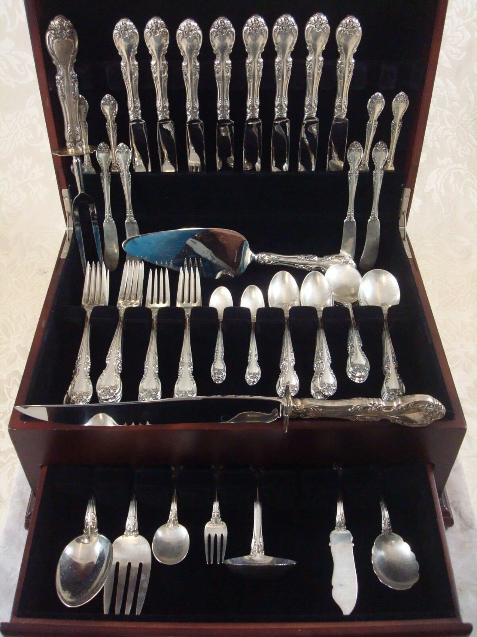 Melrose by Gorham Sterling Silver Flatware Set Service 66 - Etsy