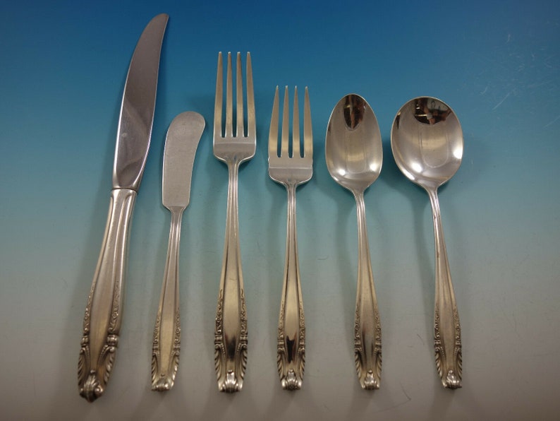 Stradivari by Wallace Sterling Silver Flatware Set for 12 - Etsy