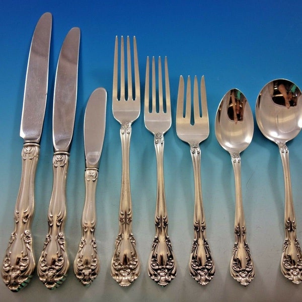 Chateau Rose Sterling Silver Flatware - Etsy