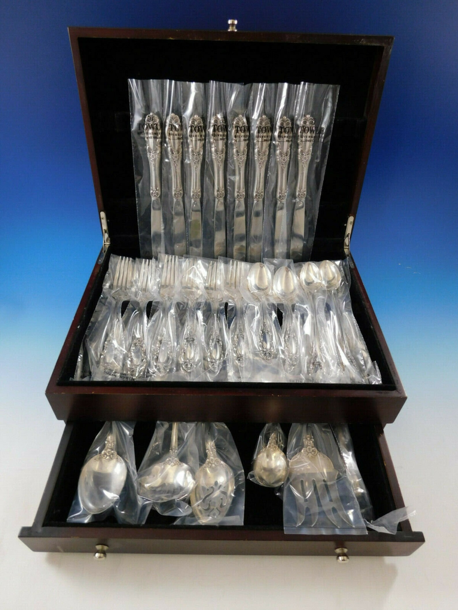 Grand Duchess by Towle Sterling Silver Flatware Set for 8 - Etsy
