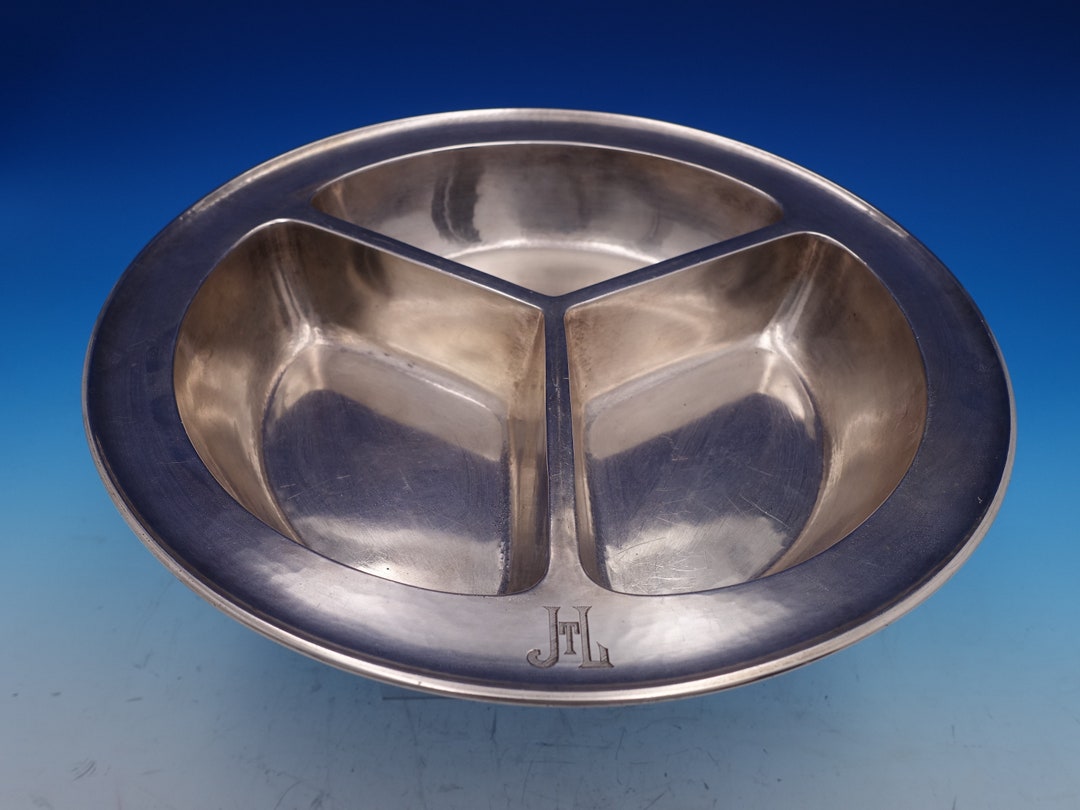 Kalo Sterling Silver Relish Tray Divided Colonial Style #R4 31.5 Ozt ...