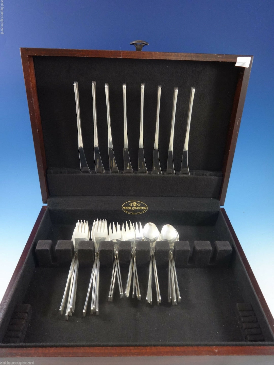 Vision by International Sterling Silver Flatware Set Service 32 Pieces ...