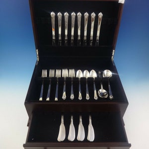 Castle Rose by Royal Crest Sterling Silver Grille Flatware Set 8 ...