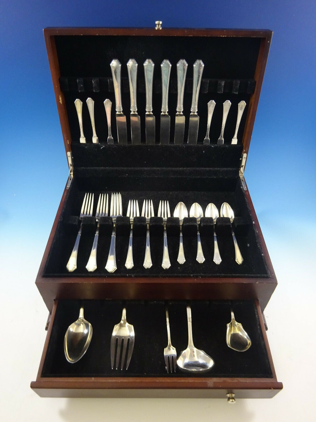 Lady Mary by Towle Sterling Silver Flatware Set Service 35 Pieces - Etsy