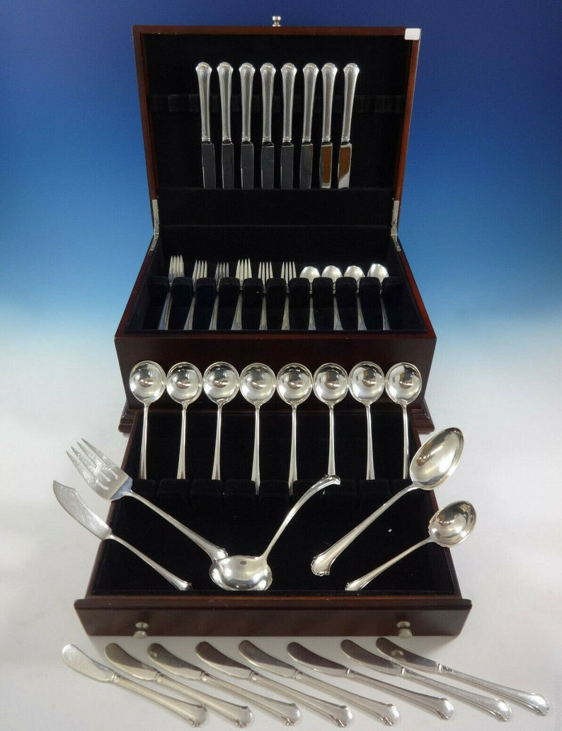 Chippendale by Towle Sterling Silver Flatware Set for 8 Service 53 ...