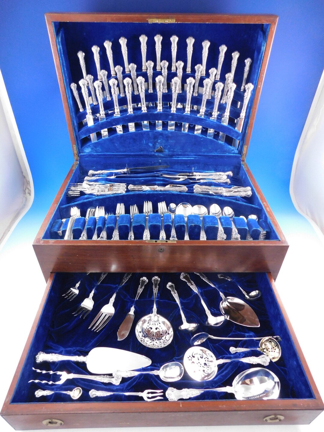 Cambridge by Gorham Sterling Silver Flatware Service Set 219 Pc in ...
