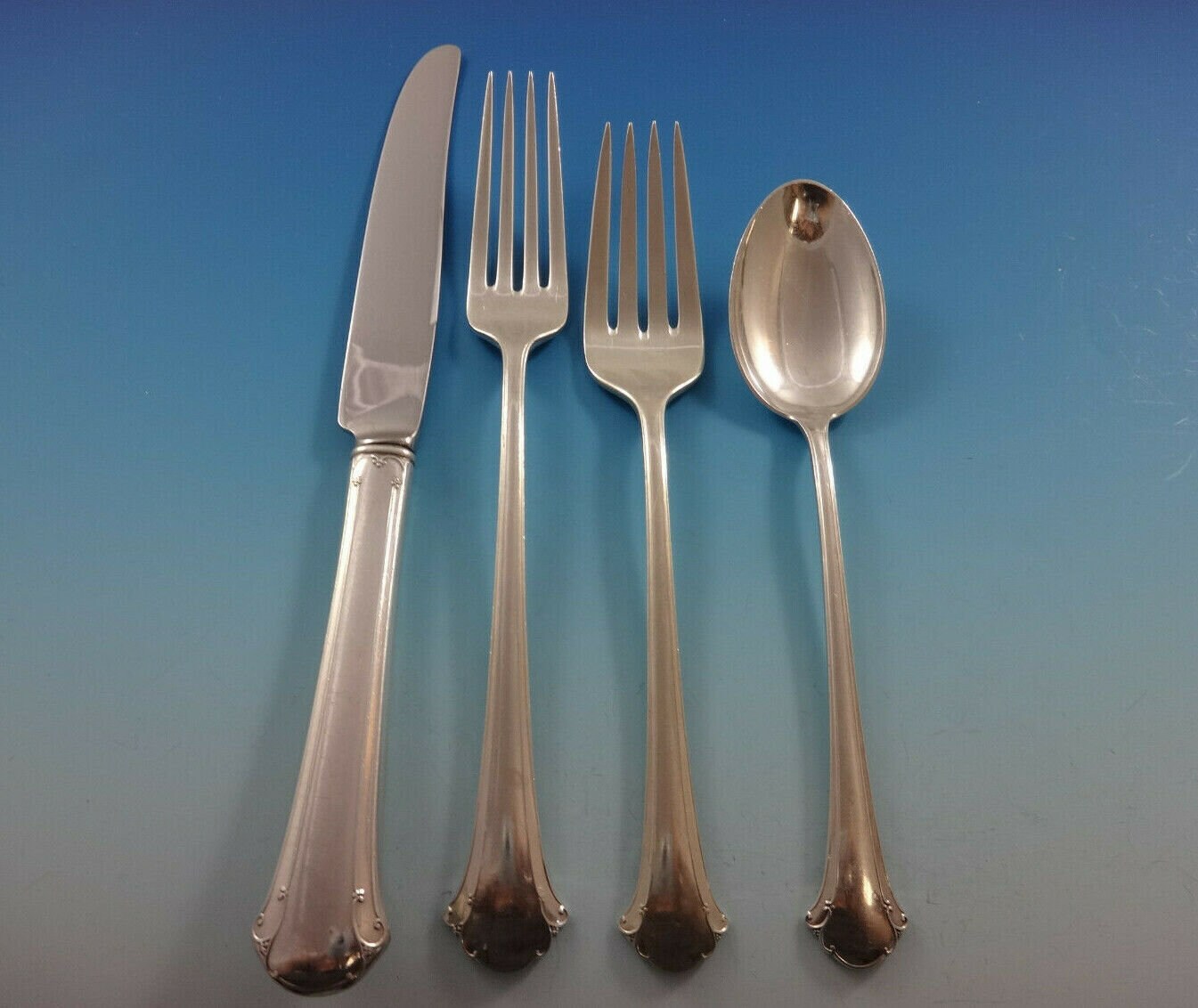 Chippendale By Towle Sterling Silver Flatware Set For 12 Service 60 Pcs ...