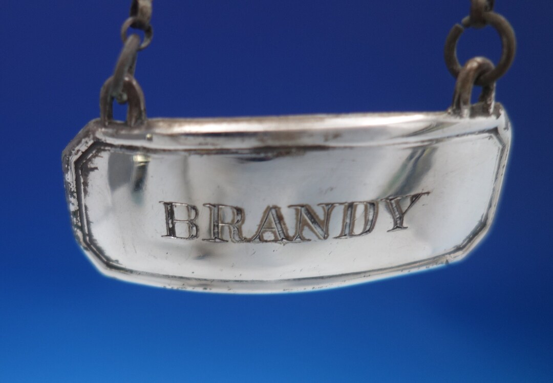 Silverplate Liquor Label "brandy" 2" X 7/8" (#6870) - Etsy