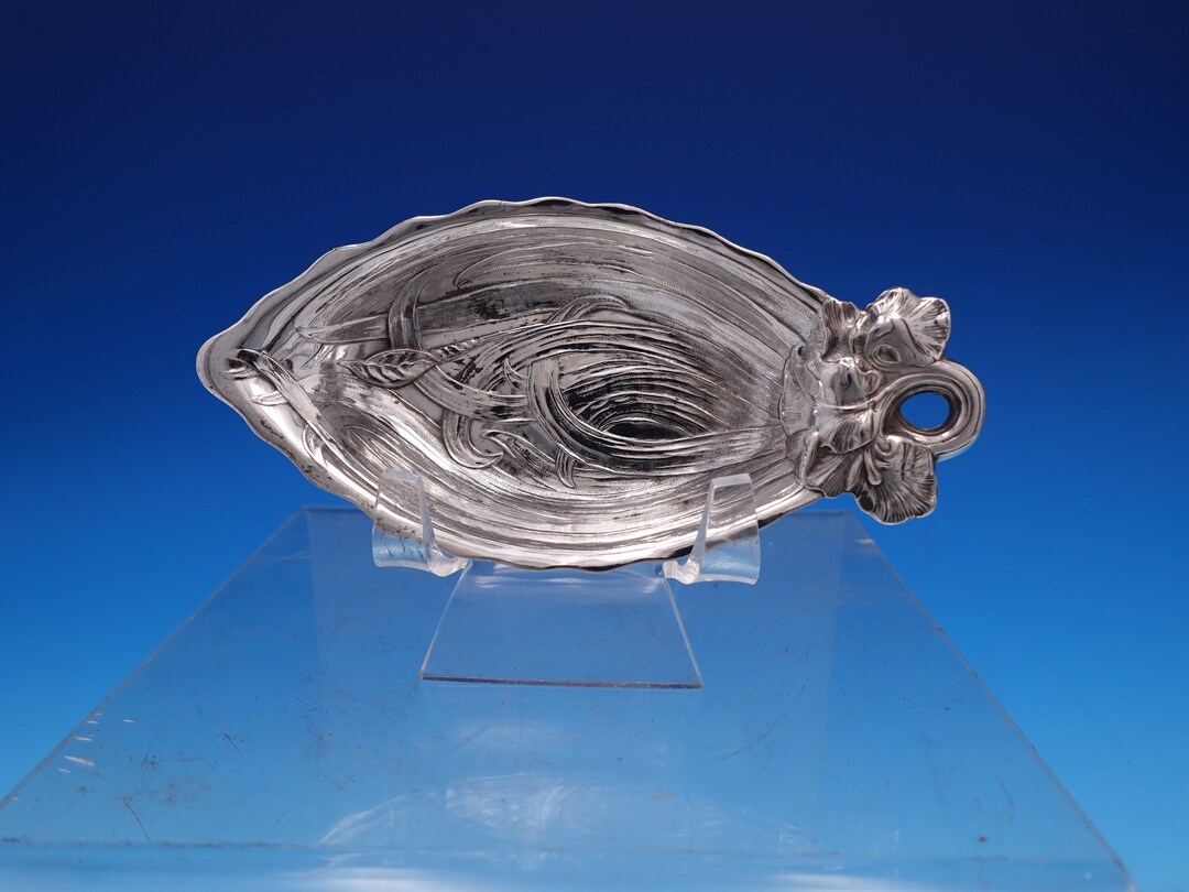 Iris by Durgin-gorham Sterling Silver Nut Cup With Place Card Holder ...