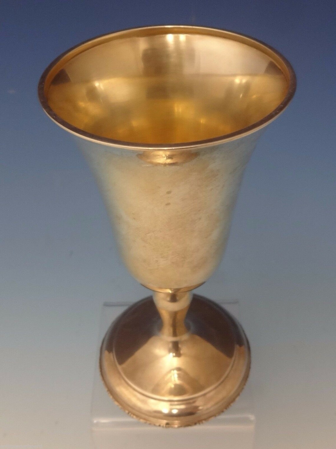 William and Mary by Lunt Sterling Silver Water Goblet With Gw - Etsy