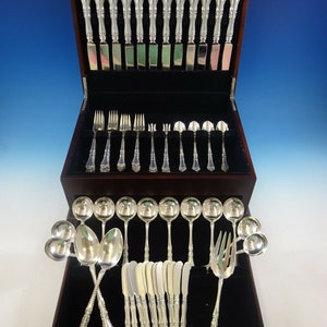 Foxhall by Watson Sterling Silver Flatware Service for 12 Set 87 Pieces ...