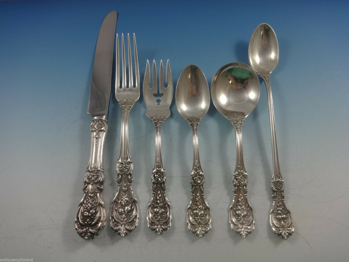 Francis I by Reed & Barton Sterling Silver Flatware Set for 8 - Etsy