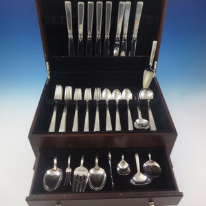 Old Lace by Towle Sterling Silver Flatware Set for 8 Service 49 Pcs - Etsy