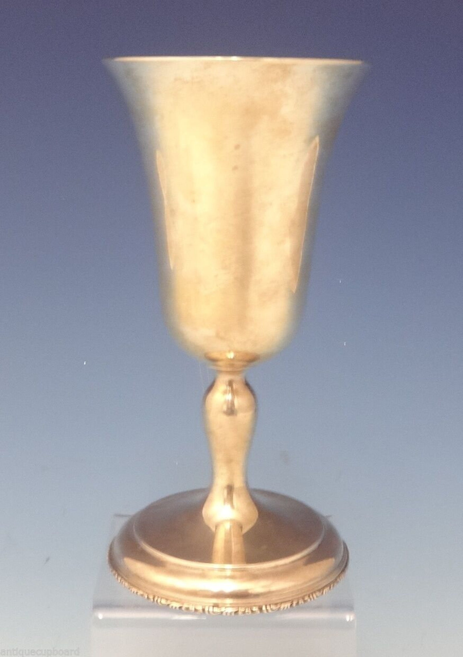 William and Mary by Lunt Sterling Silver Water Goblet With Gw - Etsy