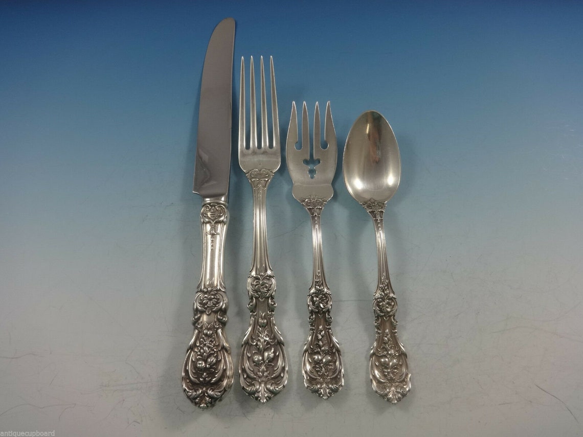 Francis I by Reed & Barton Sterling Silver Flatware Set for 8 - Etsy
