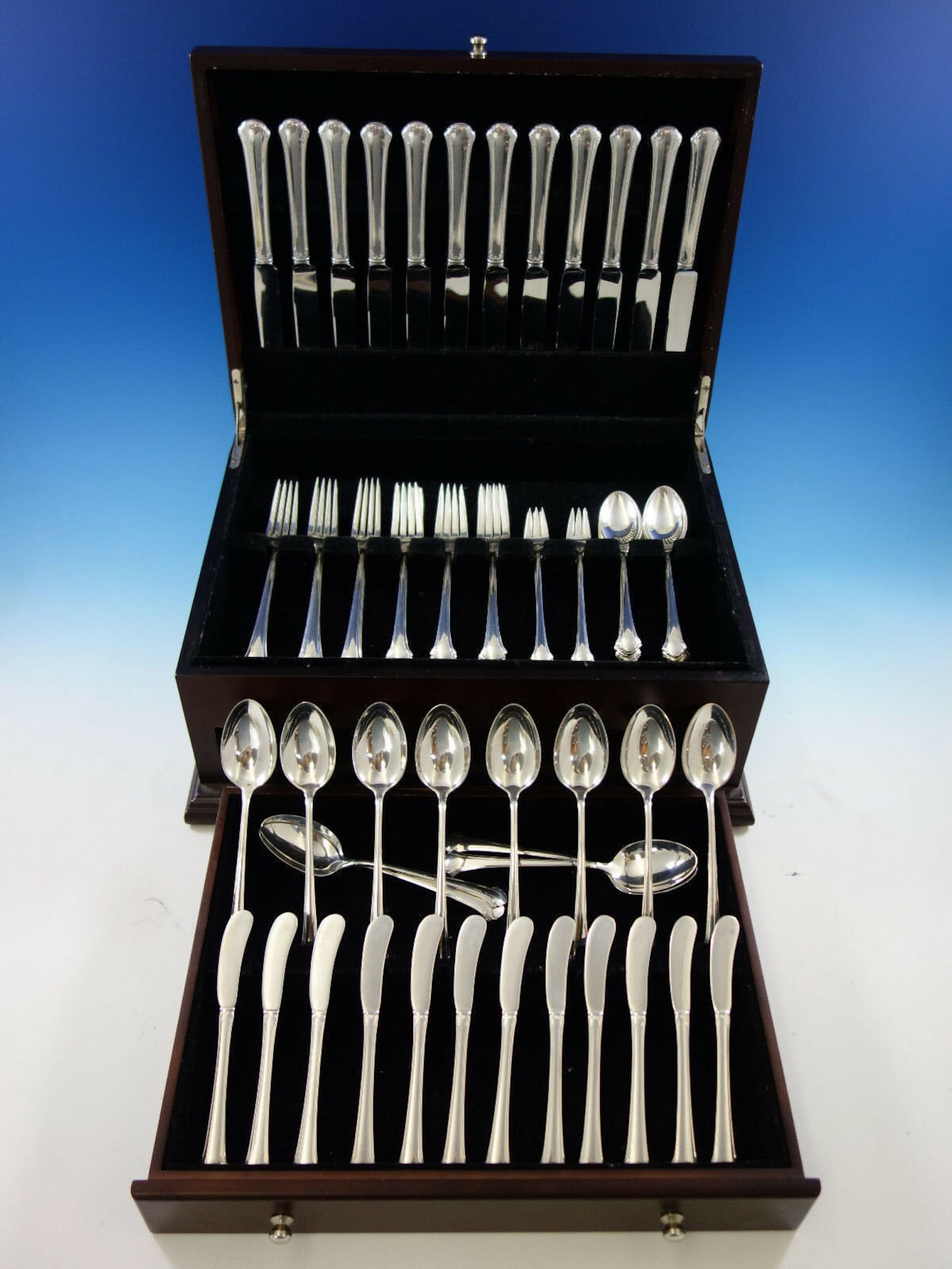 Chippendale by Towle Sterling Silver Flatware Set for 12 - Etsy
