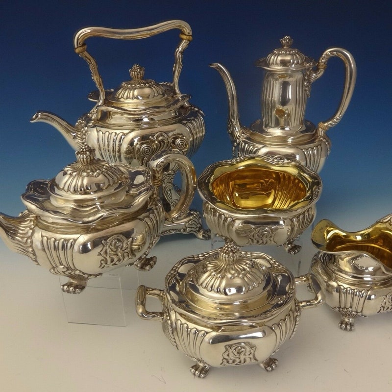 Silver Tea Set - Etsy