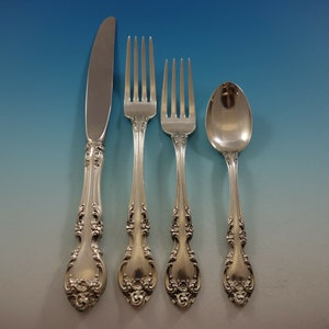 Melrose by Gorham Sterling Silver Flatware Set 8 Service Place Size 83 ...