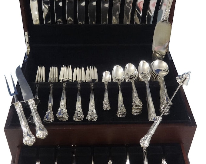 Chantilly by Gorham Sterling Silver Flatware Set for 12 Service 110 ...