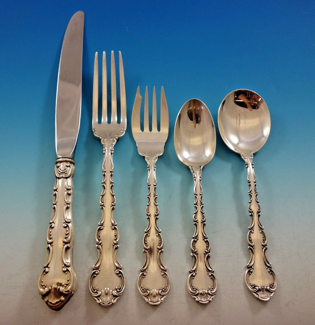 Strasbourg by Gorham Sterling Silver Flatware Set for 8 Service 40 Pcs ...