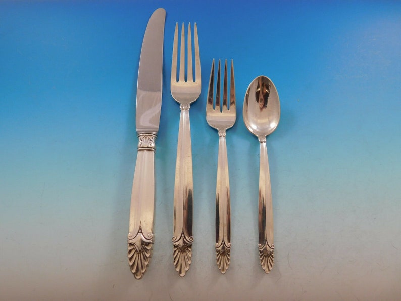 Empress by International Sterling Silver Flatware Set 8 Service 40 Pcs ...
