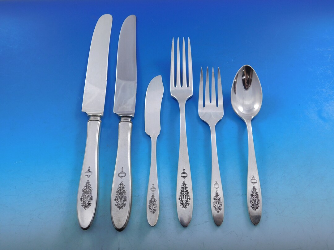 Bird of Paradise by Community Silverplate Flatware Set for 24 Service ...