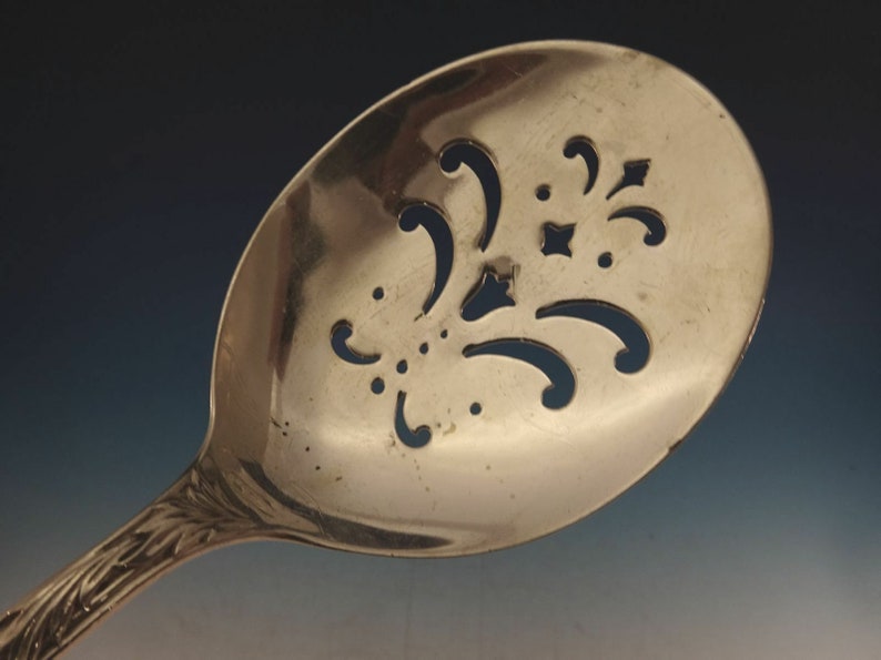 Chrysanthemum by Tiffany Sterling Silver Fried Egg Server 9 - Etsy