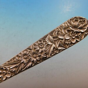 Repousse by Kirk Sterling Silver Berry Spoon Fruit in Bowl Large 9 1/4 ...