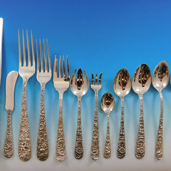 Repousse Silver - Etsy