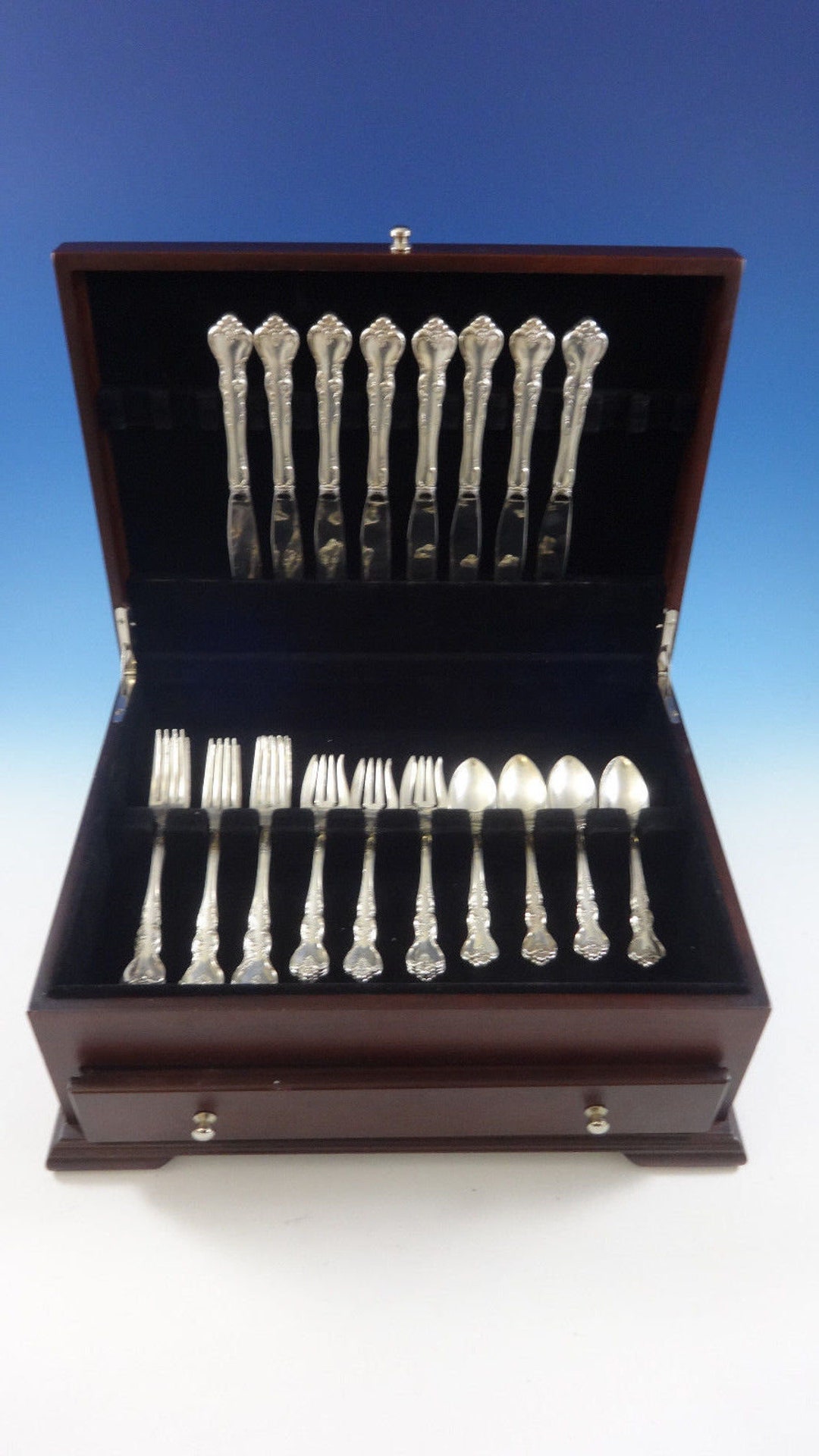 Savannah by Reed & Barton Sterling Silver Flatware Service for 8 Set 32 ...