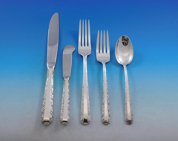 Candlelight by Towle Sterling Silver Flatware Set Service 36 Pieces - Etsy