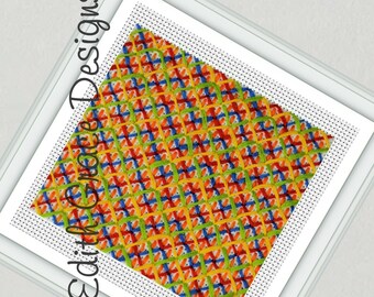 Geometric Needlepoint | Etsy