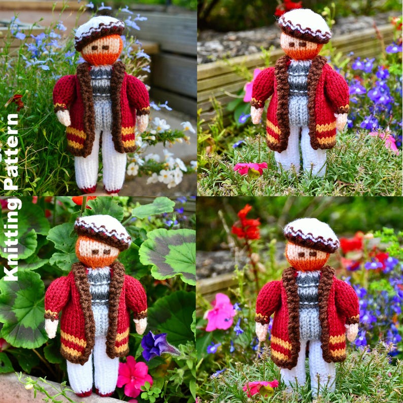 King Henry VIII Doll Knitting Pattern: Knitted Toys (digital Download ...