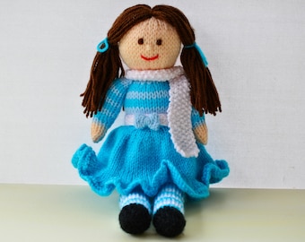 Knitted Rag Doll Pattern - Etsy