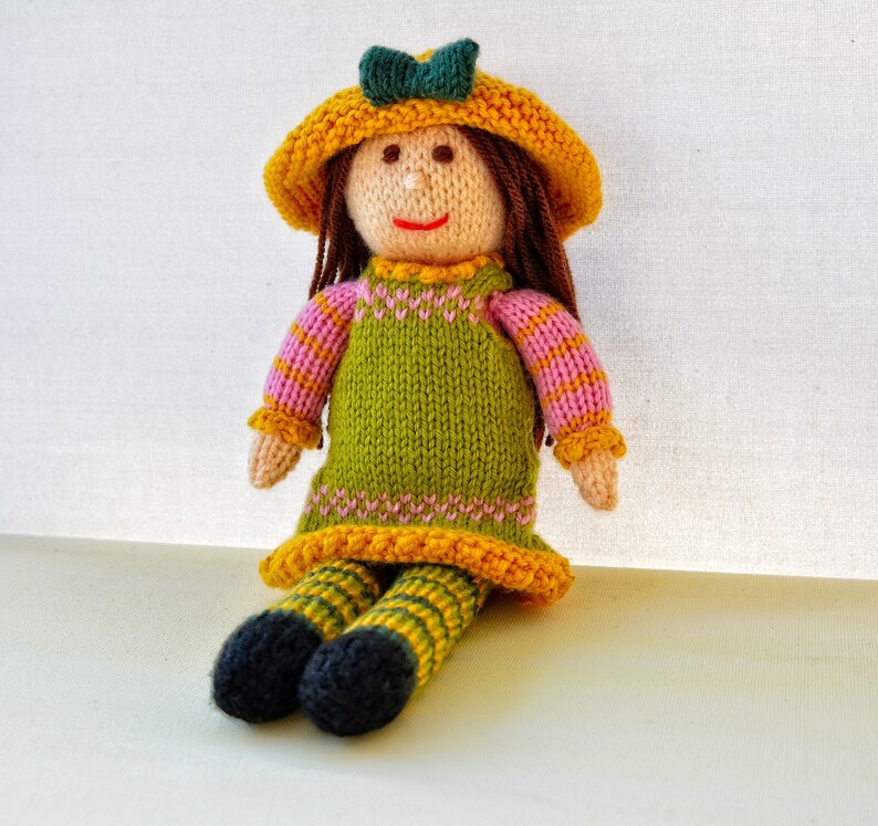 Tulip Rag Doll Knitting Pattern Toy Knitting Pattern Rag Doll Making ...