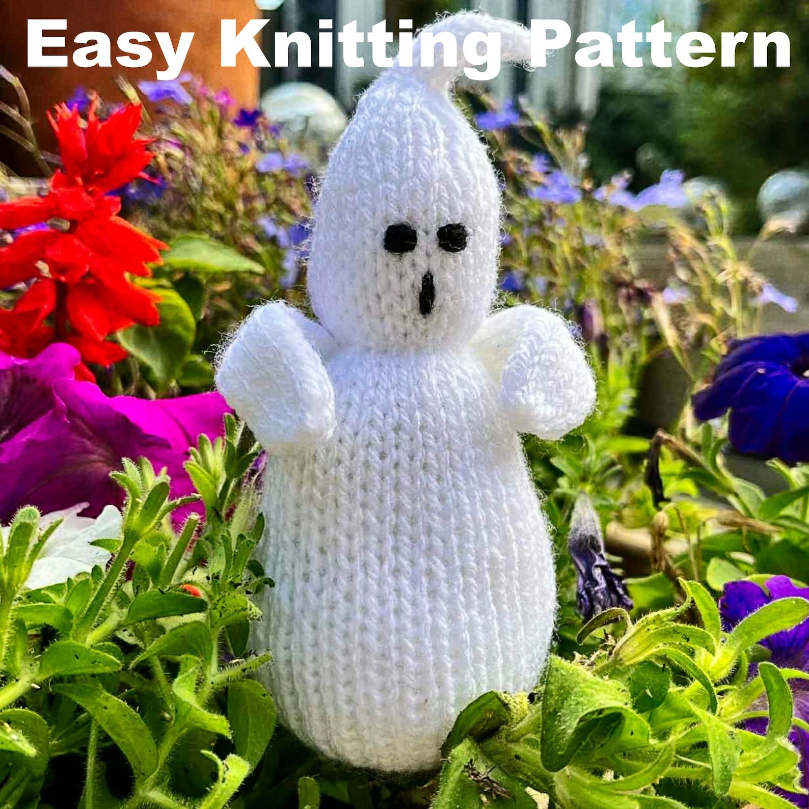 Halloween Ghost Doll Knitting Pattern: Knitted Toys (digital Download ...
