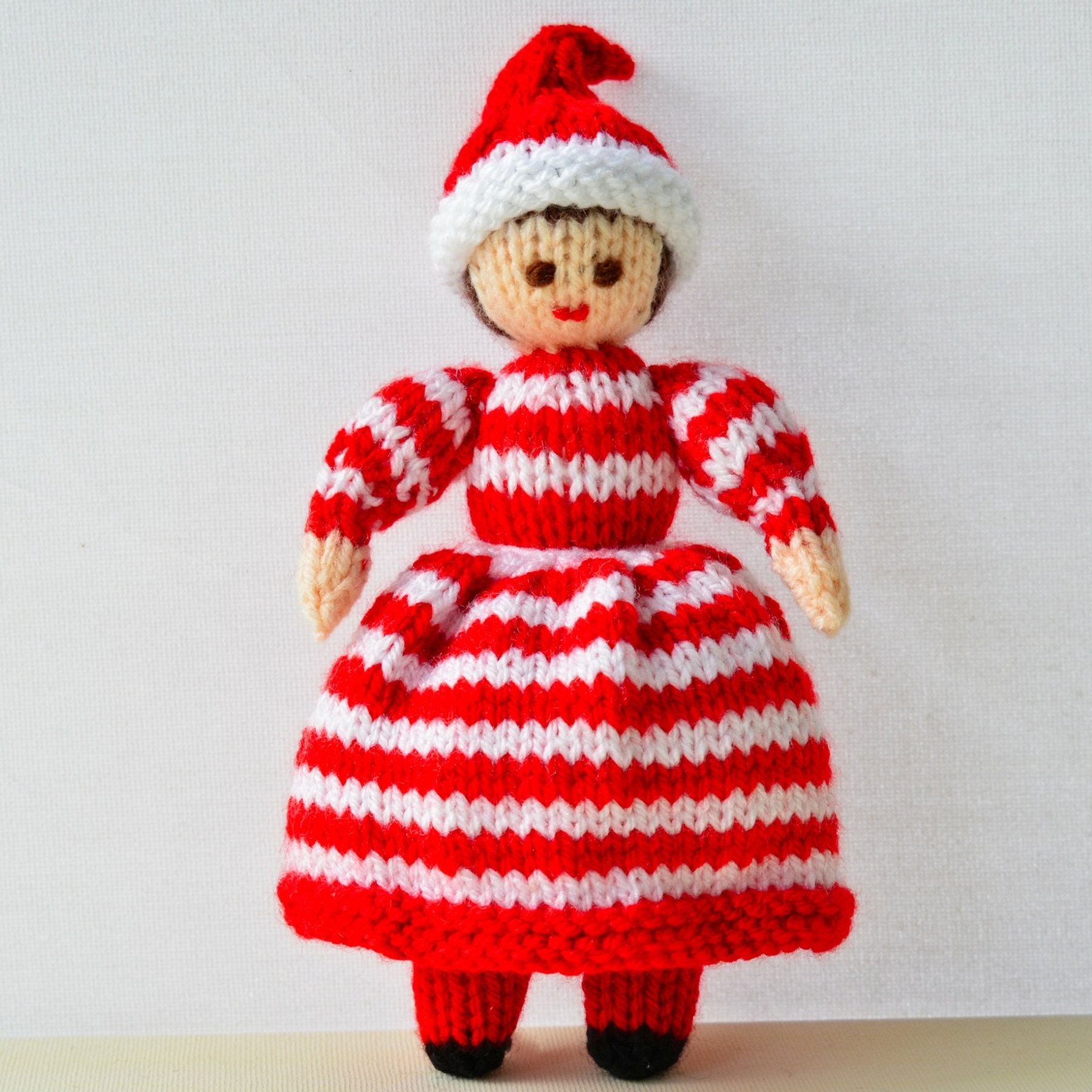 Christmas Elf Doll Knitting Pattern Knitting Pattern Knitted - Etsy UK