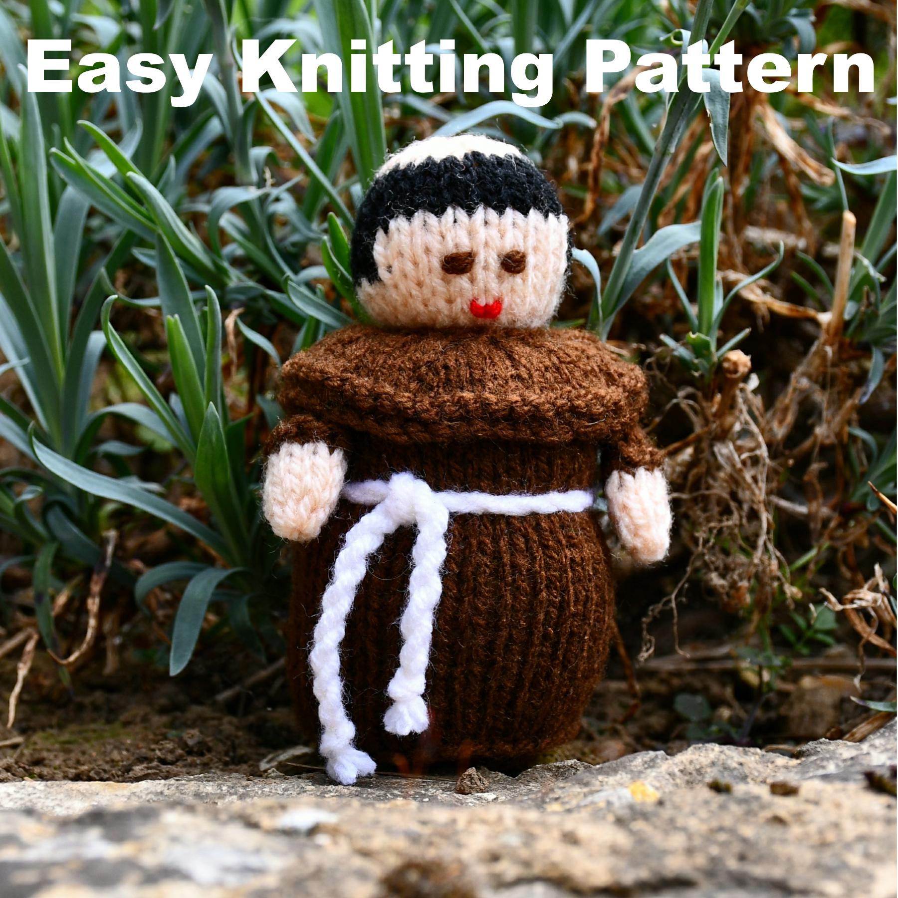 Medieval Monk Doll Knitting Pattern: Knitted Toys (digital Download) - Etsy