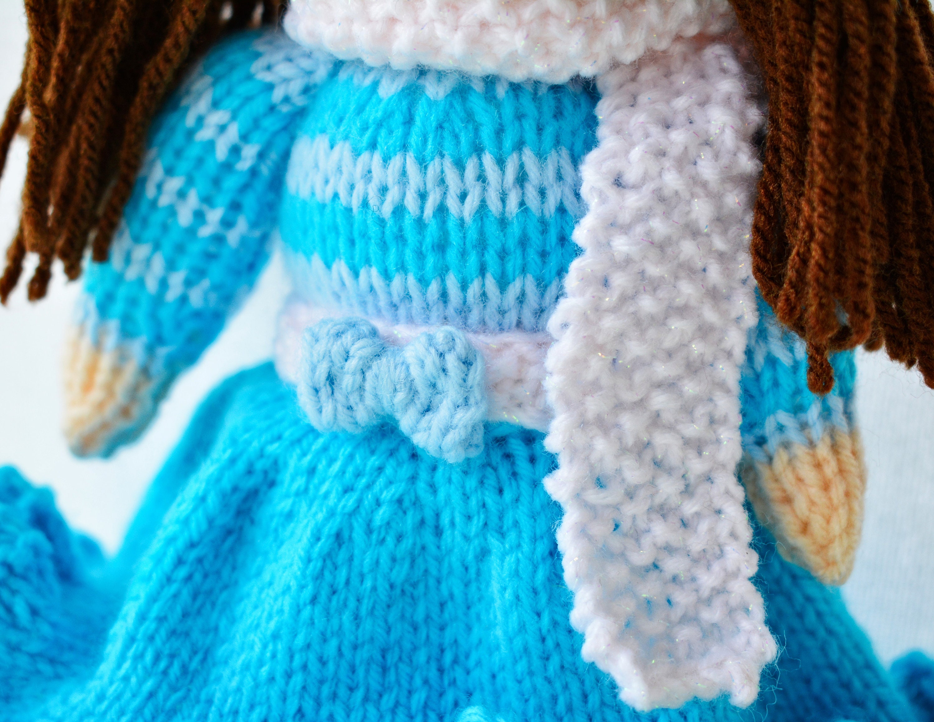 Winter Rag Doll Knitting Pattern Doll Making Pattern Toy - Etsy UK